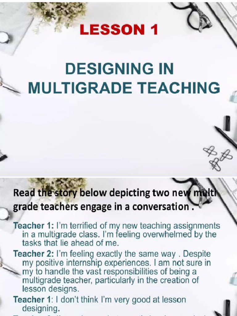 Lesson Designing | PDF