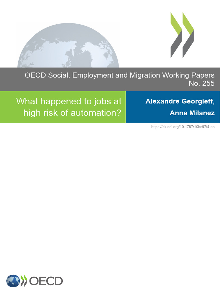 What Happened To Jobs at High Risk of Automation | PDF | Automation ...