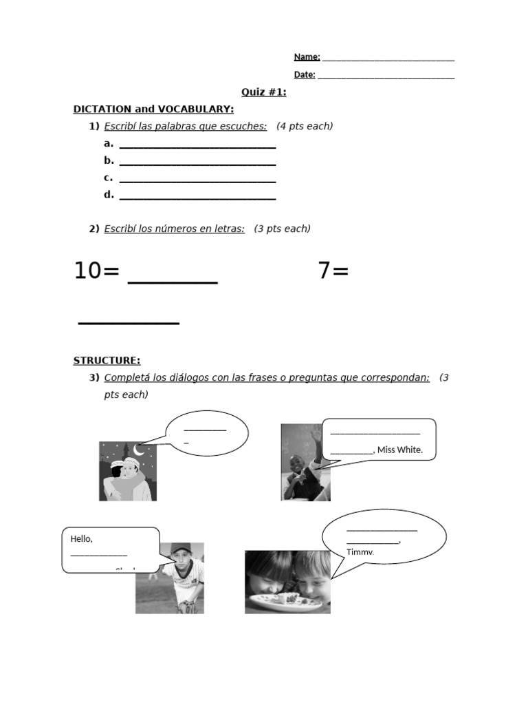 Quiz 1 - Fila 3 | PDF