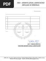 Advocate Fees Invoice Template | PDF