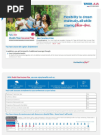 Tata AIA Shubh Flexi Income Plan Overview | PDF | Insurance | Income