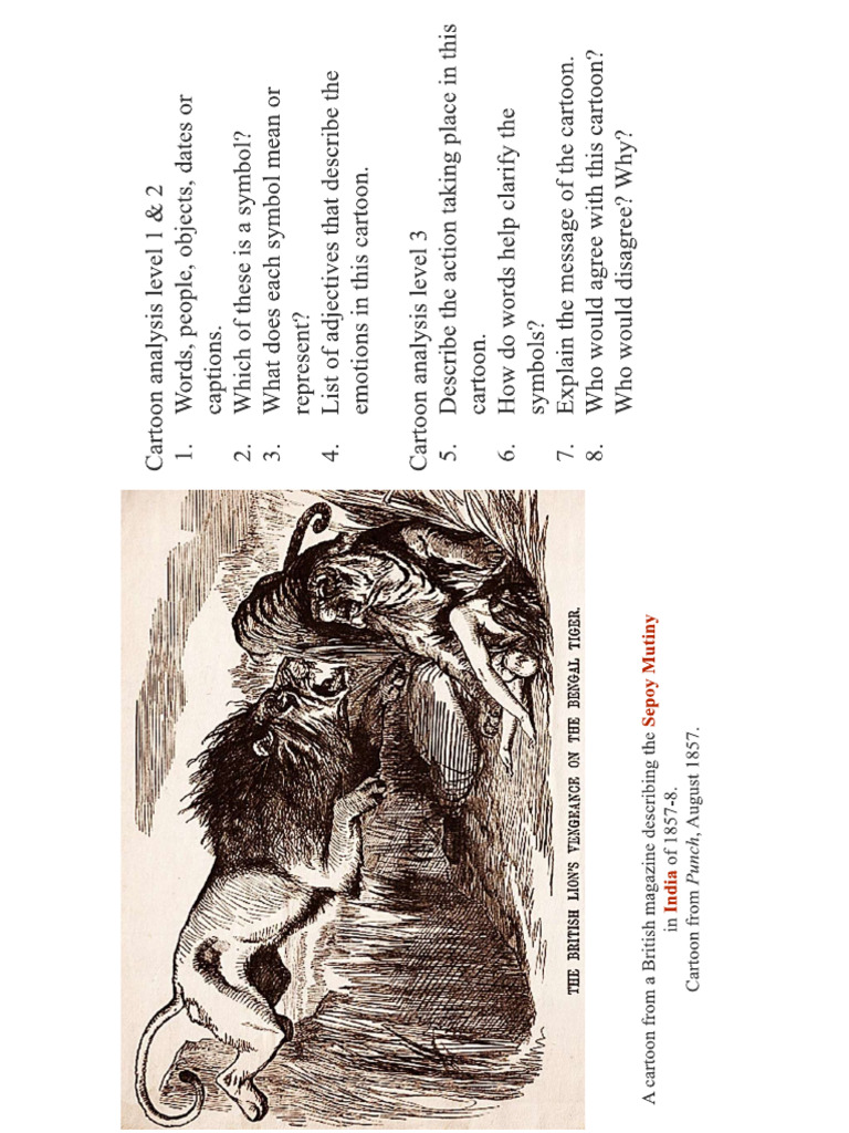 Political Cartoon Homework | PDF
