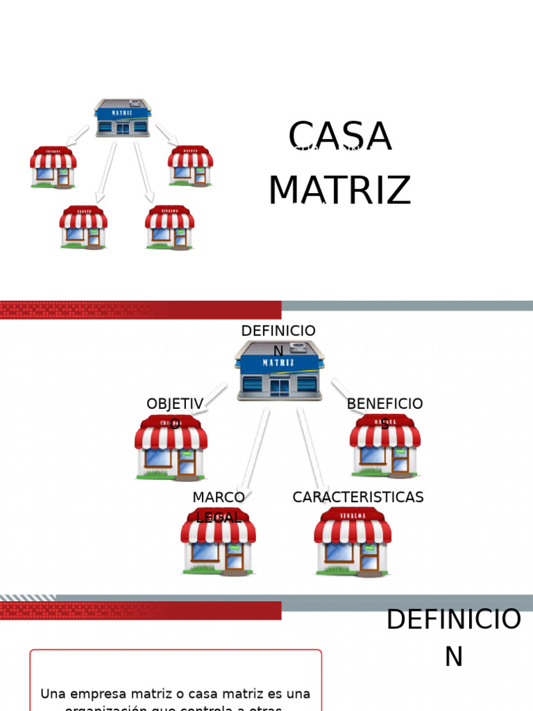 Definición y características de casa matriz | PDF | Estado financiero ...
