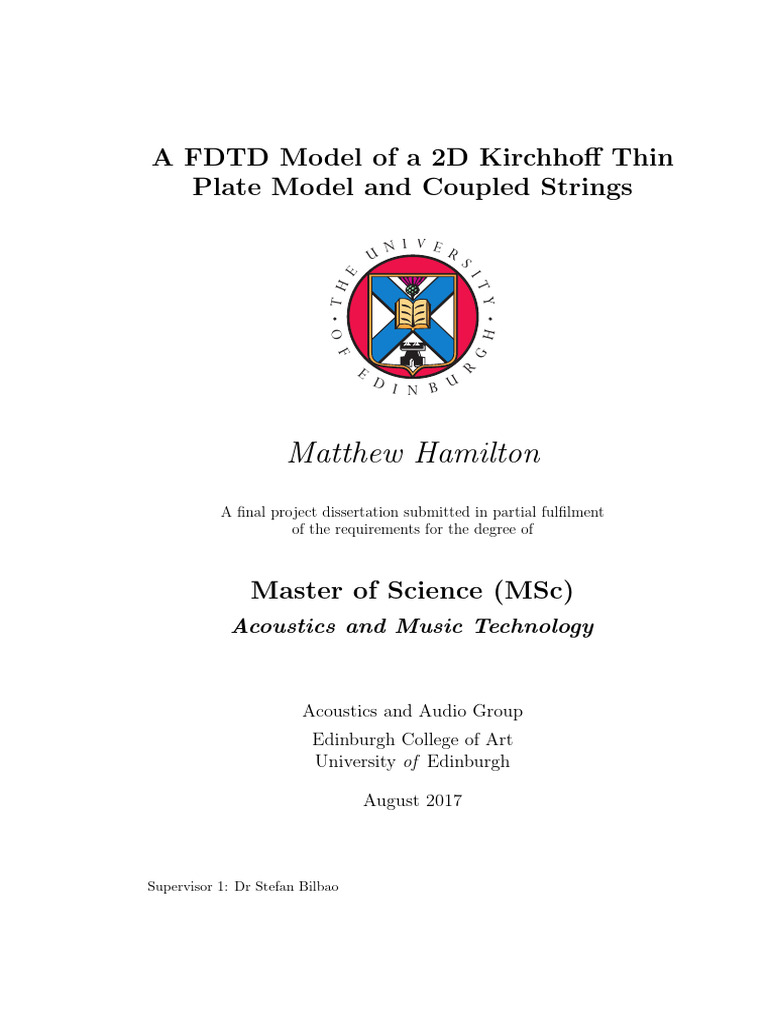 Thesis | PDF | Matrix (Mathematics) | Cartesian Coordinate System