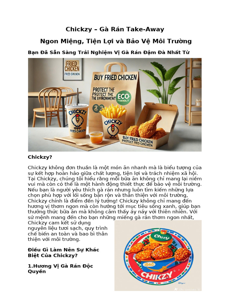 Bản Sao Gà Rán Take Away | PDF