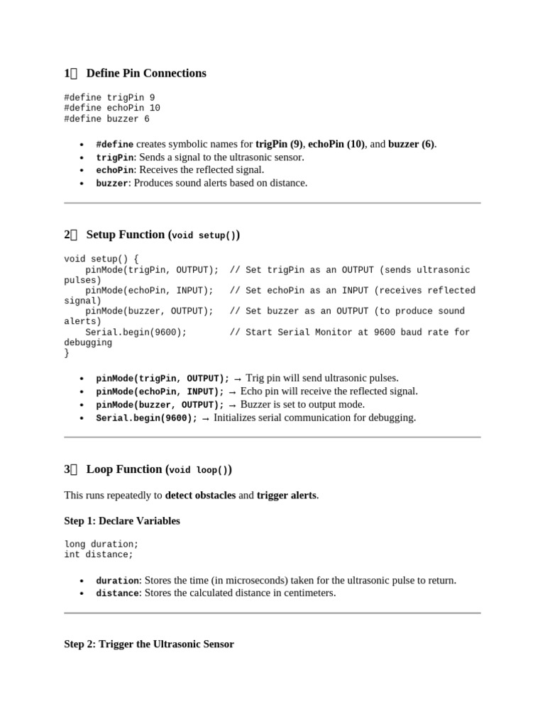 Code Explaination-Almala Project | PDF | Ultrasound | Electrical ...
