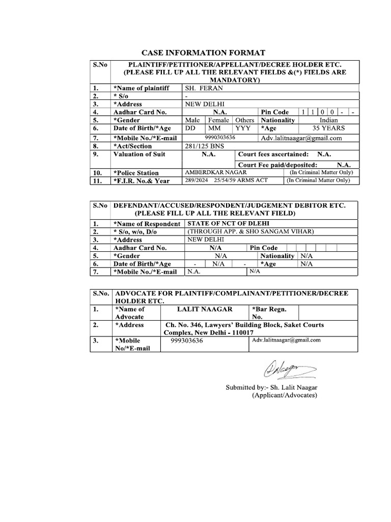 01. STATE VS PRAMOD NBW CAN AP | PDF
