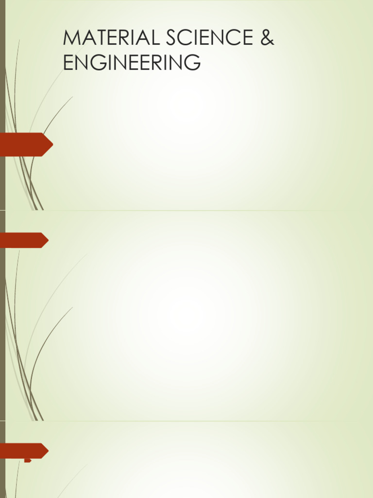 Importance of Engineering Materials | PDF | Electrical Resistivity And ...