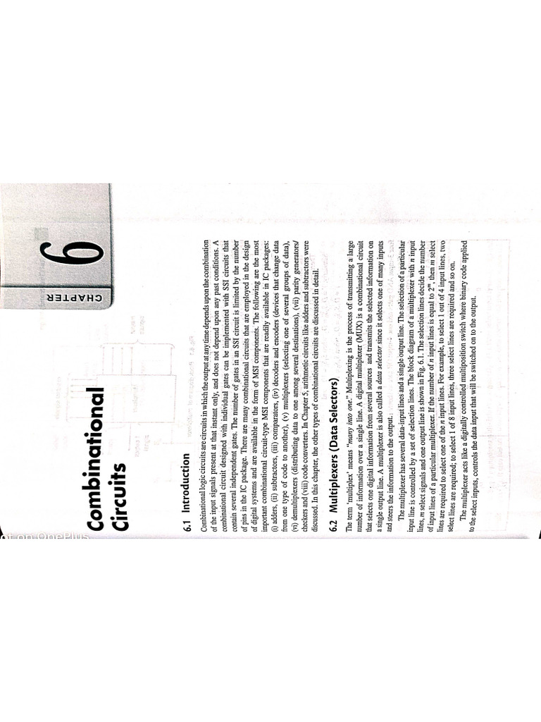 Combinational Circuits 1 | PDF