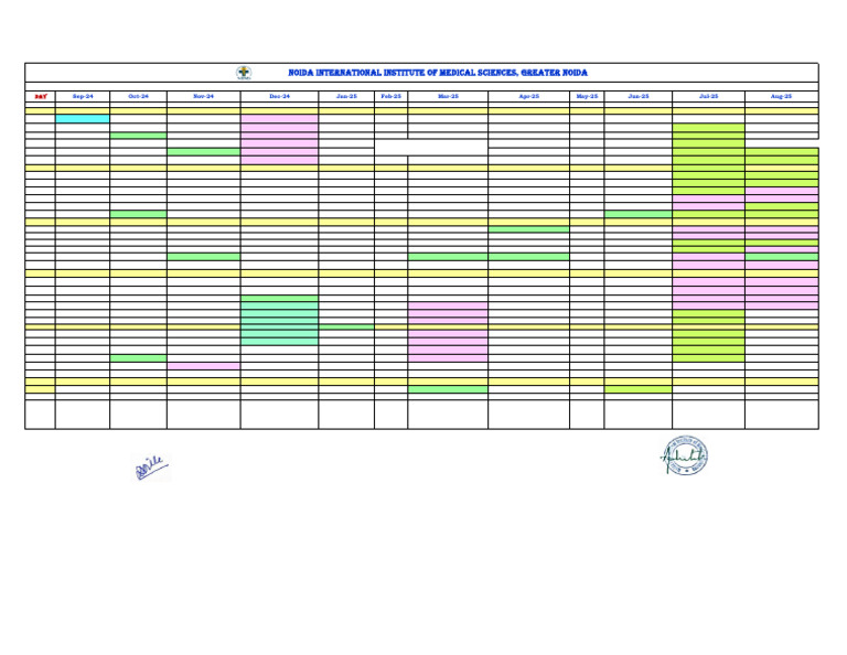 NIIMS Phase-II MBBS Academic Calendar | PDF | Academia | Higher Education