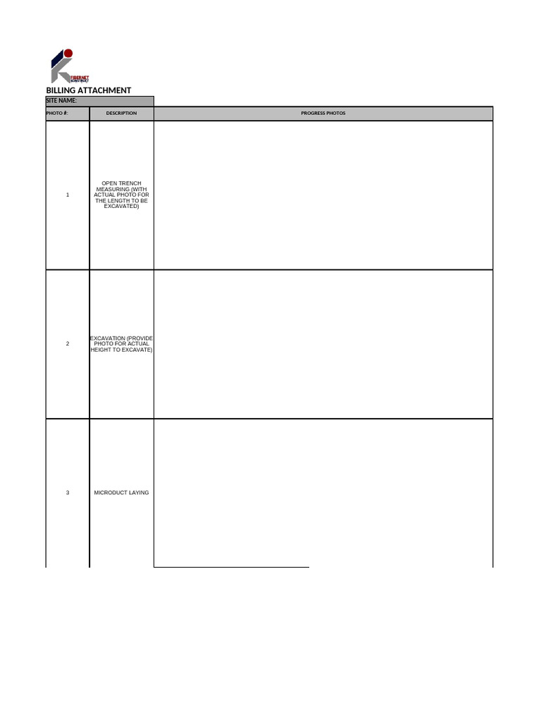 Progress Billing Picture Format | PDF