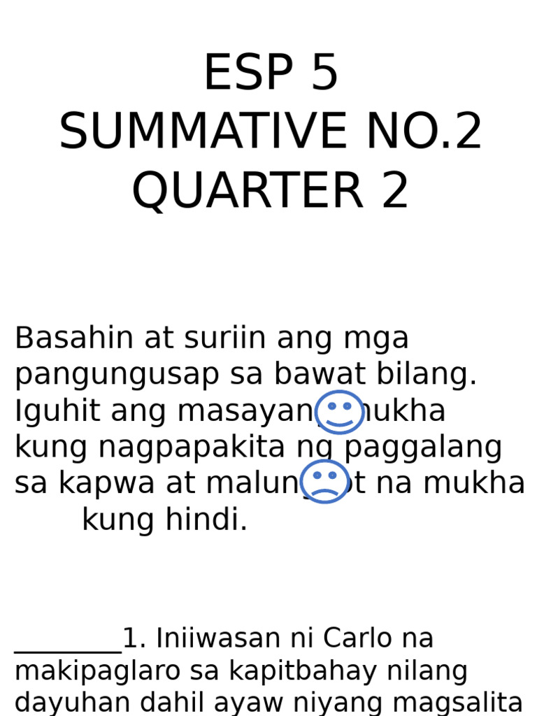 Summative 2 q2-2024 | PDF