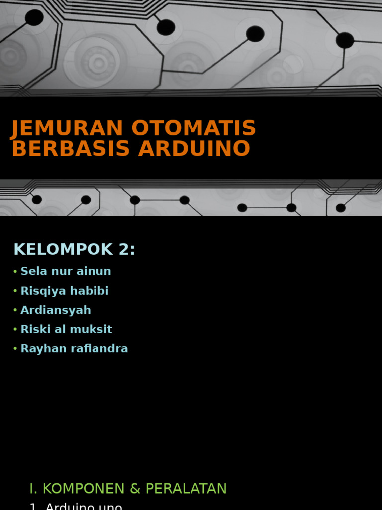 Jemuran Otomatis Berbasis Arduino - klmpk2 | PDF