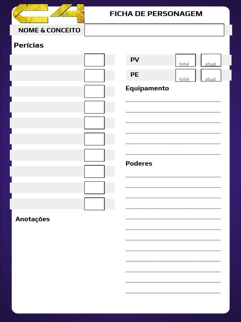 FICHA C4 MODELO | PDF
