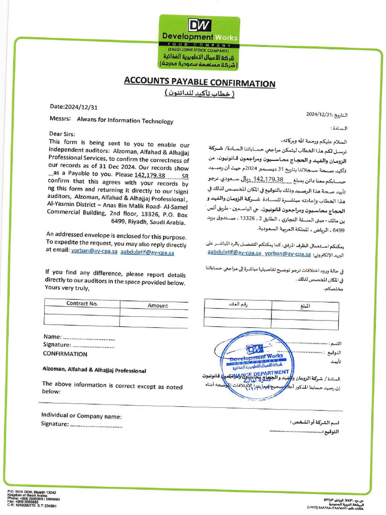 Foodics Confirmation Sent | PDF