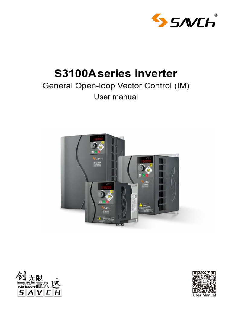 S3100A General Vector Control Manual (IM) V1.4 | PDF | Power Inverter ...