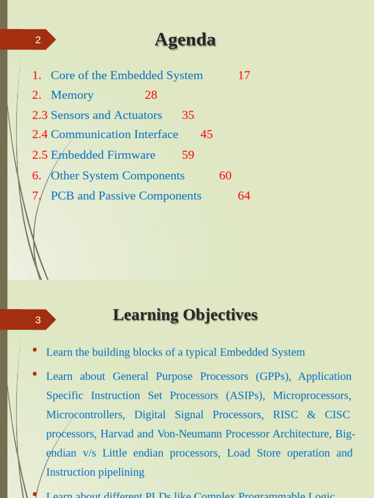 Unit 21 - Core of ES | PDF | Embedded System | Microcontroller