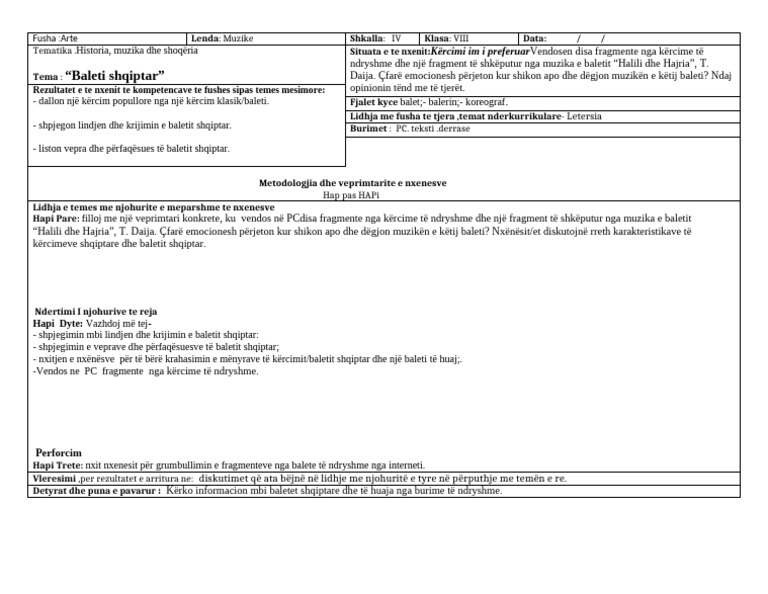 23 Ditar Klasa 8 Muzike | PDF