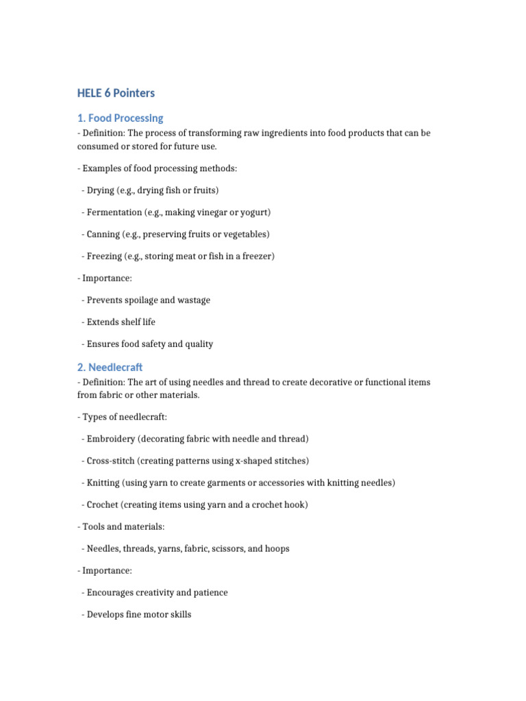 HELE 6 Pointers | PDF