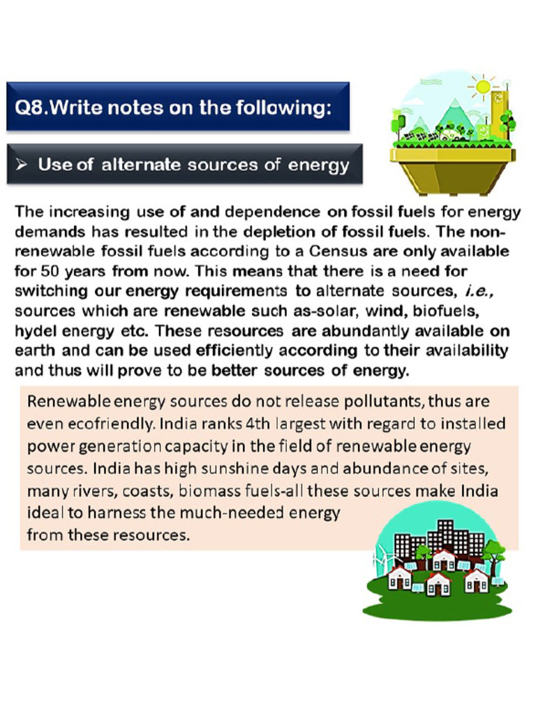 Part 3 - Unit 3 Natural Resources - Renewable & Non Renewable Resources ...