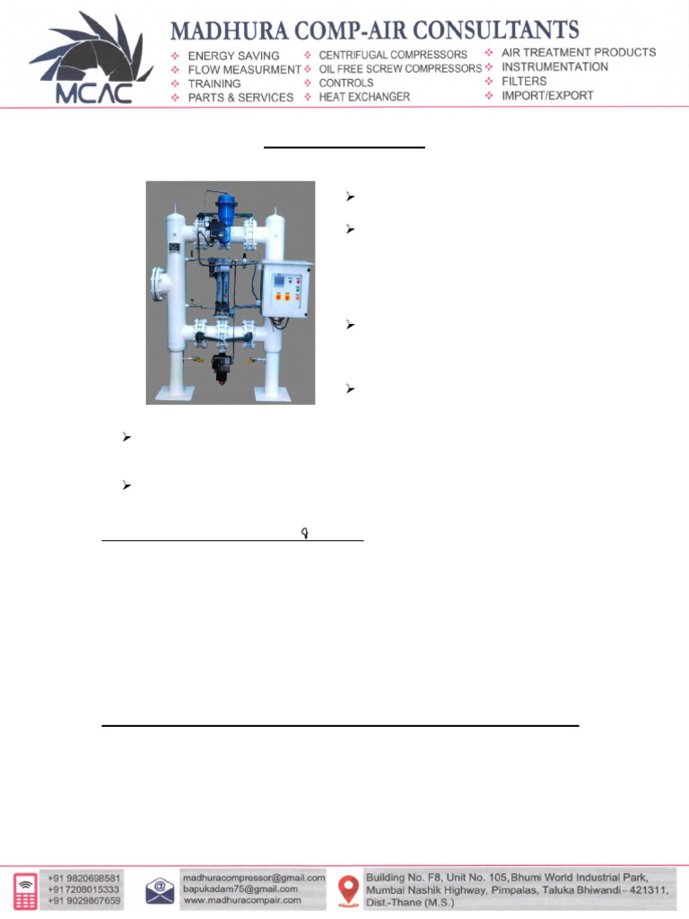 Air Optimizer for Efficient Pressure Control | PDF | Energy ...
