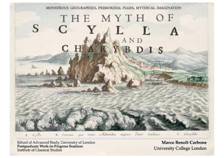The Myth of Scylla and Charybdis Monstro | PDF