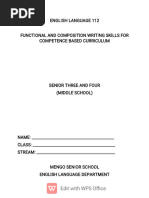 Informal Letters Csec Spanish Final-1-1 | PDF | Paragraph | Spanish ...