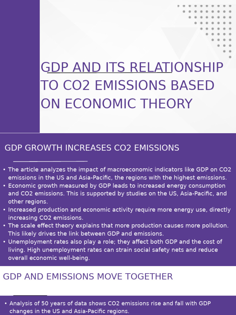 Purple & White Business Profile Presentation | PDF | Gross Domestic Product | Economic Growth