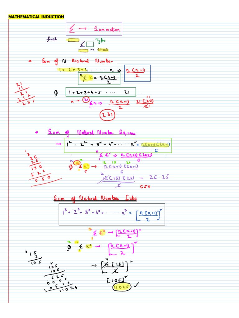 Mathematical Induction | PDF