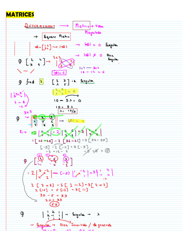 Matrices 03 | PDF