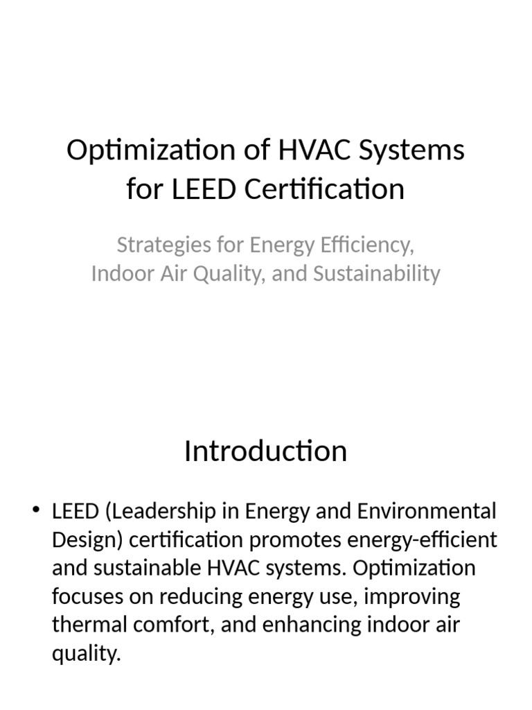 Optimization LEED | PDF