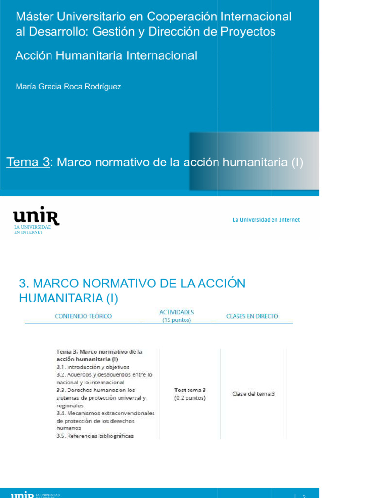 AH Presentación de clase Tema 3 | PDF | Derechos humanos | Convenio europeo de derechos humanos