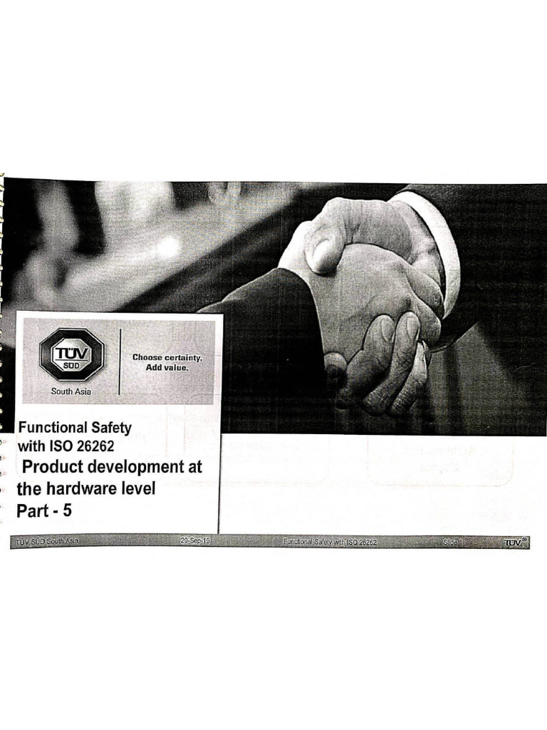 ISO26262 - Part5 - Product Development at The Hardware Level | PDF