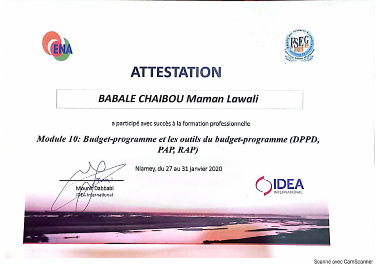 Attestation or | PDF