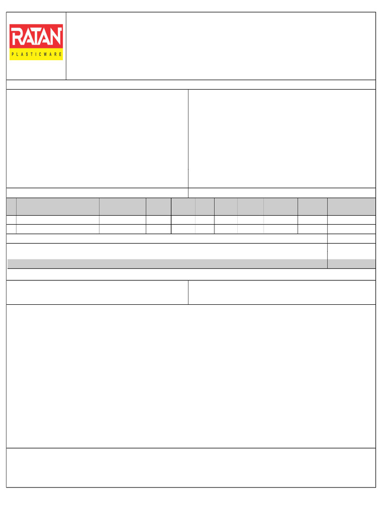 Ayush Enterprises Purchase Order - 3003 | PDF