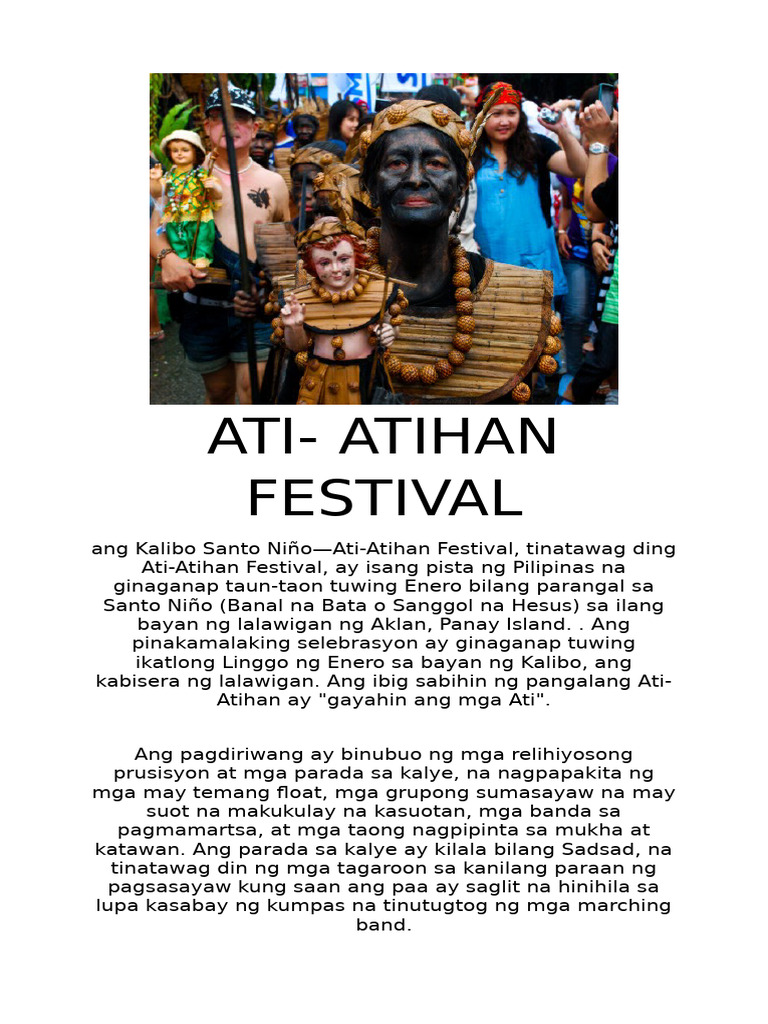 Ati-Atihan Festival | PDF