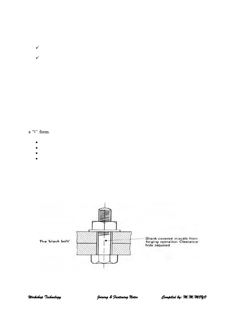 Joining and Fastening Techniques | PDF | Rivet | Screw