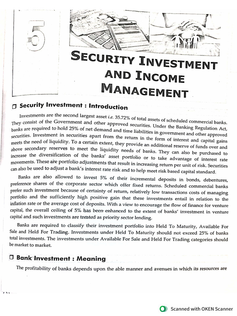 Security Investment | PDF