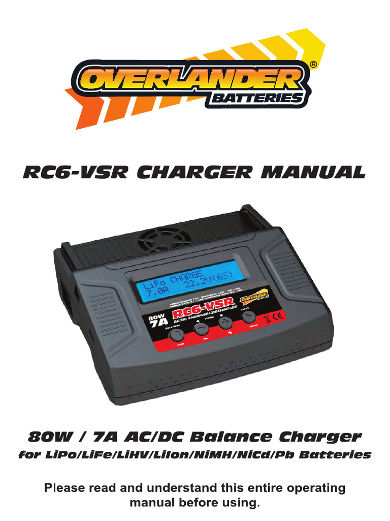Overlander VSR Manual 1 | PDF