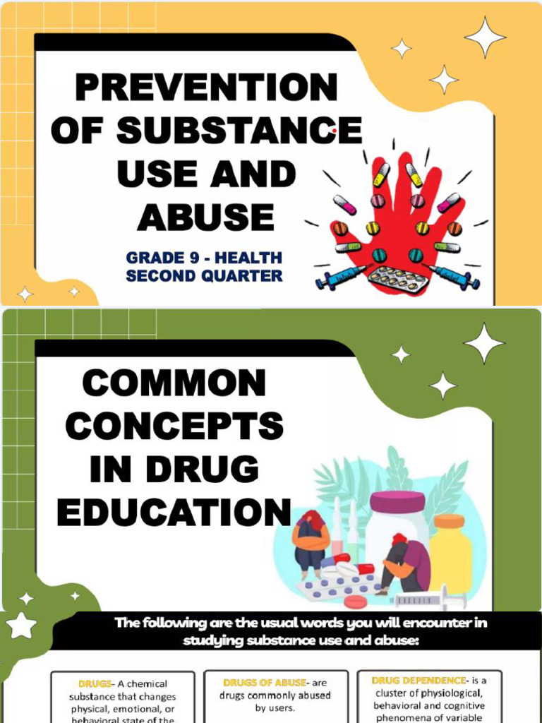 Health - Prevention of Substance Use and Abused | PDF