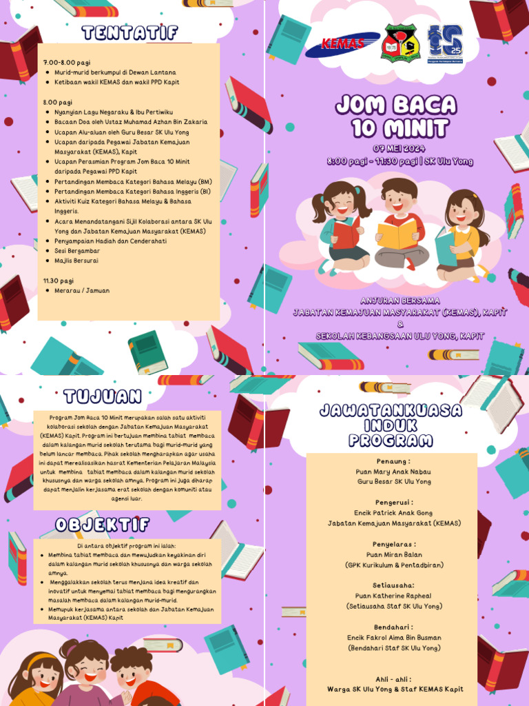 Buku Program 10 Minit KEMAS | PDF