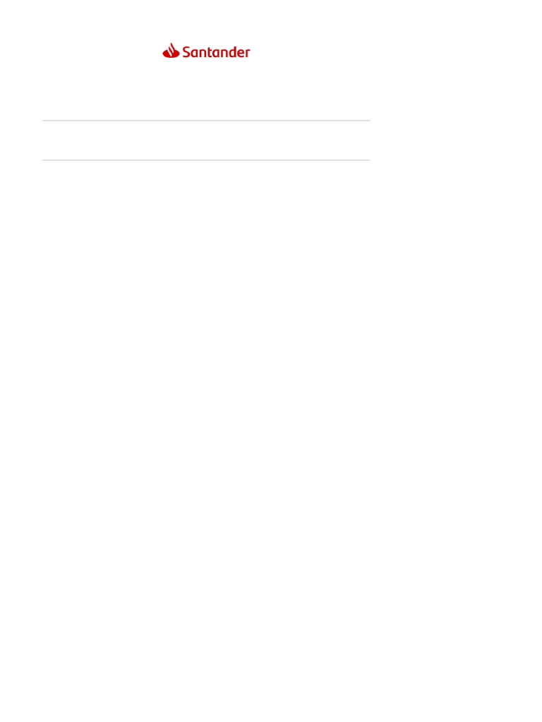 Comprovante Santander | PDF