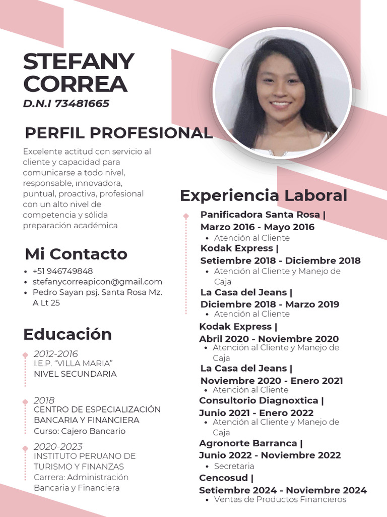 Cv-Stefany-Corr | PDF