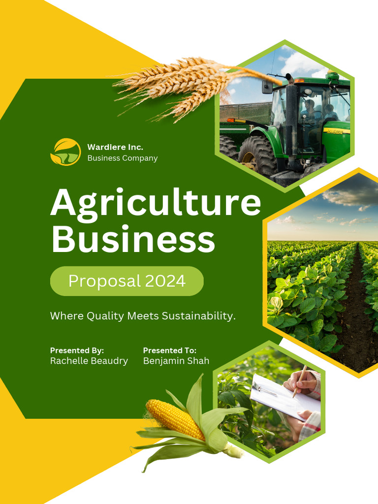 Wardiere Inc. Agriculture Business Proposal | PDF