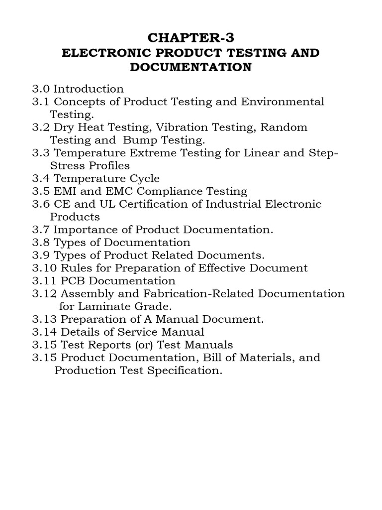 Electronic Product Testing Guide | PDF | Electromagnetic Compatibility ...
