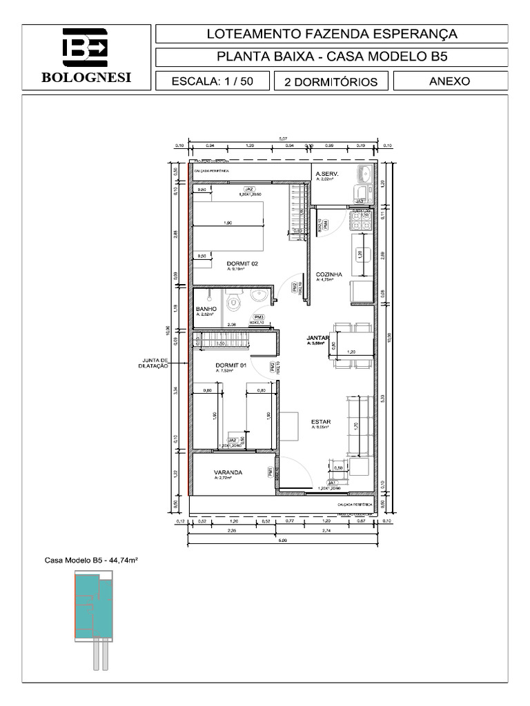 CASA 2D 44.74m2 | PDF