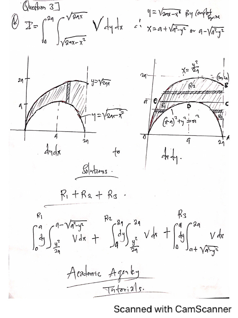 Multiple Integration Q3 | PDF