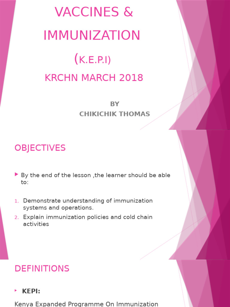 Kepi, Immunization 1 1 1 | PDF | Vaccines | Refrigerator