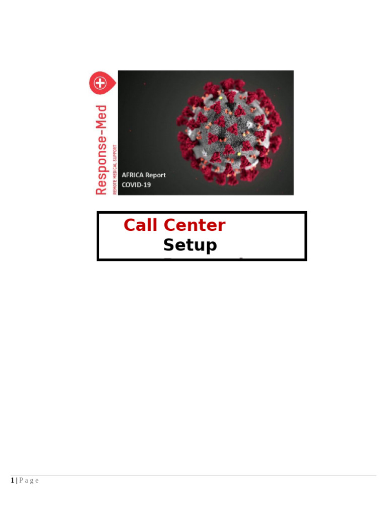 COVID-19 Call Center Setup Proposal | PDF | Call Centre | Health ...