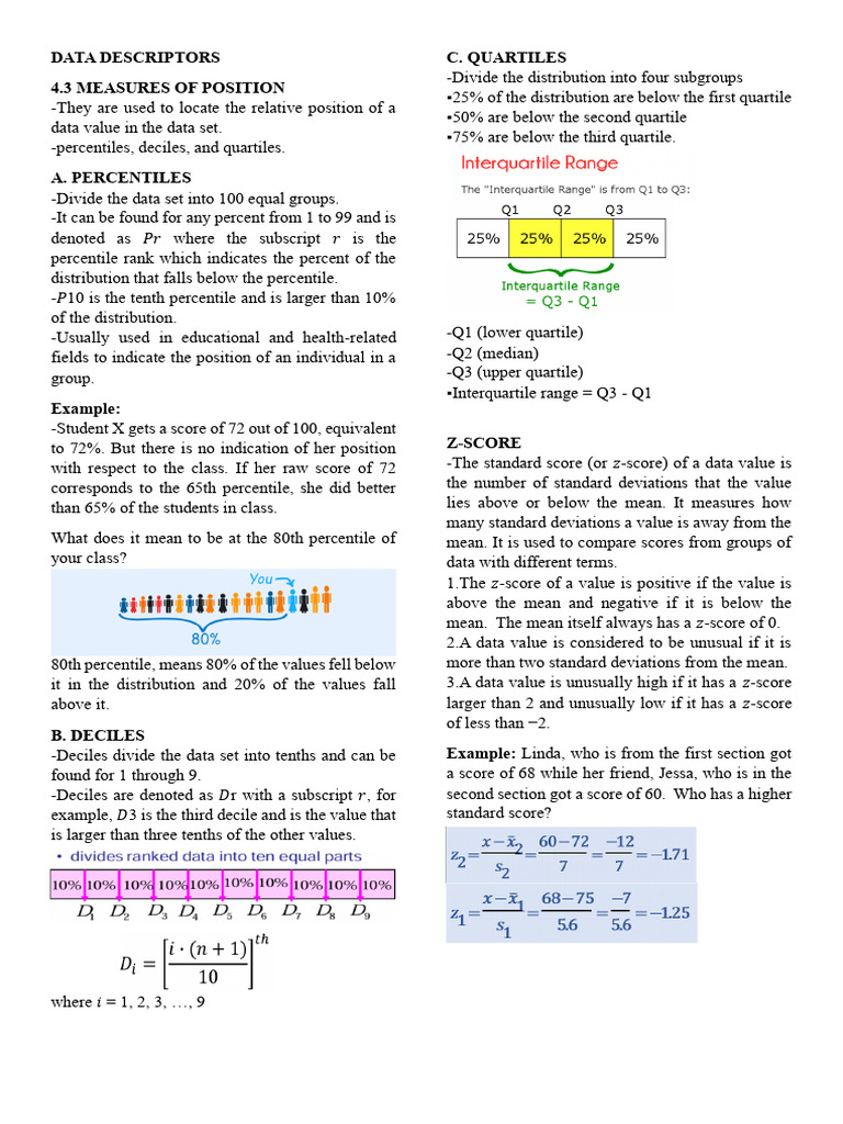 MMW - Data Descriptors, Probabilities and Normal Distribution, Regression and Correlation | PDF ...